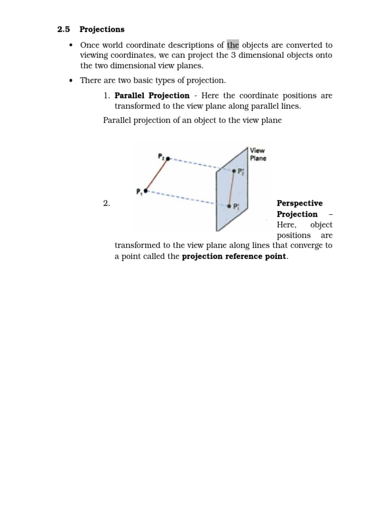 Projections | PDF | Euclidean Geometry | Geometry