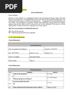 Questionnaire For Farmers | PDF