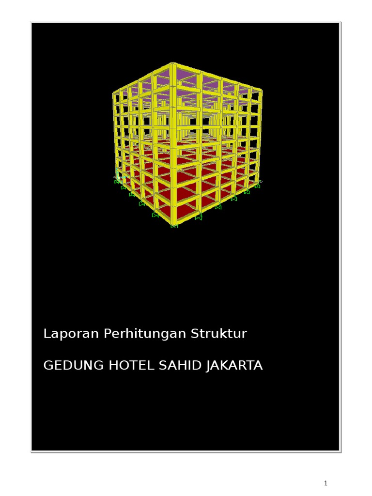 Laporan Perhitungan Struktur Royal Betawi Tower Tangerang 20 Sept 2014 - Dafit | PDF