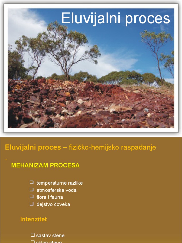 2 Eluvijalni Proces P | PDF