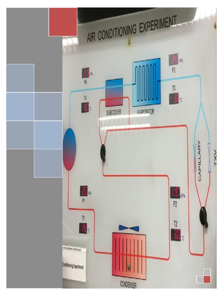 Refrigeration Cycle Experiment Overview | PDF | Refrigeration | Gases