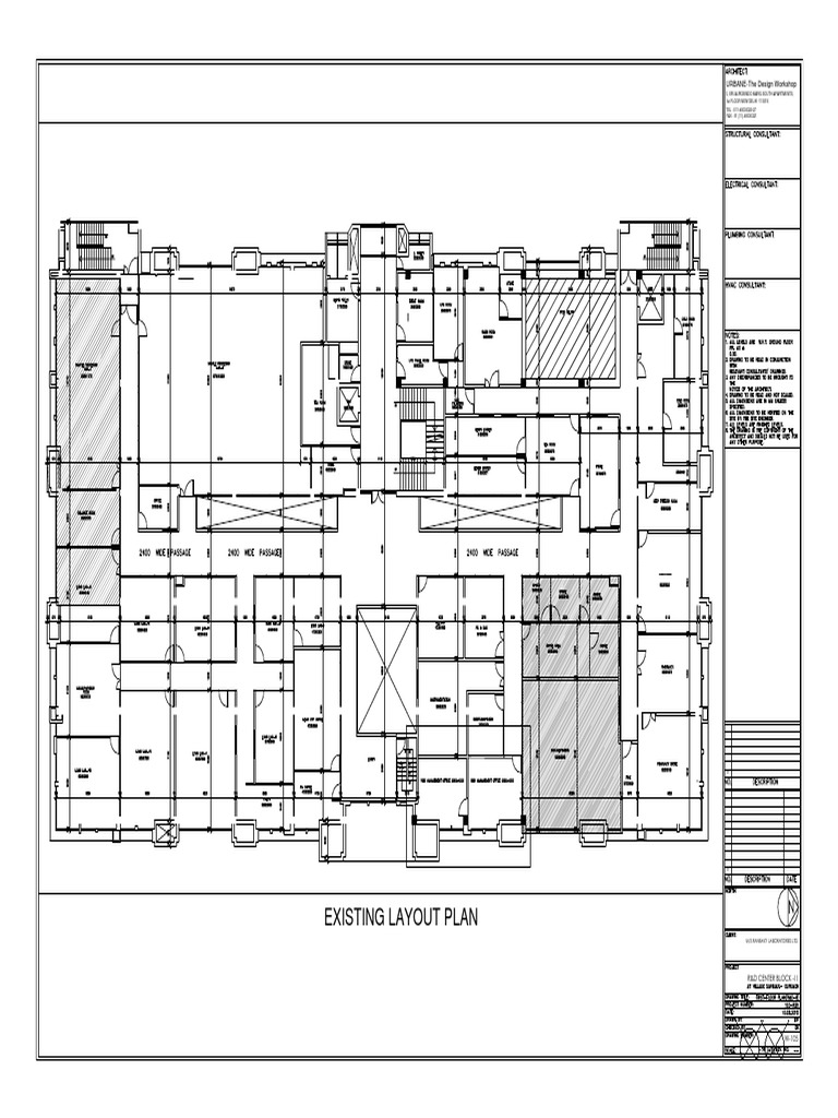 Existing Layout Plan: URBANE-The Design Workshop | PDF | Business