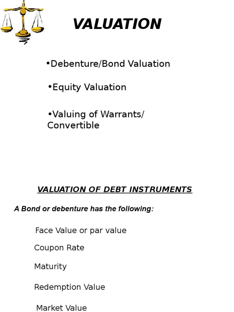 Valuation | PDF | Bonds (Finance) | Valuation (Finance)