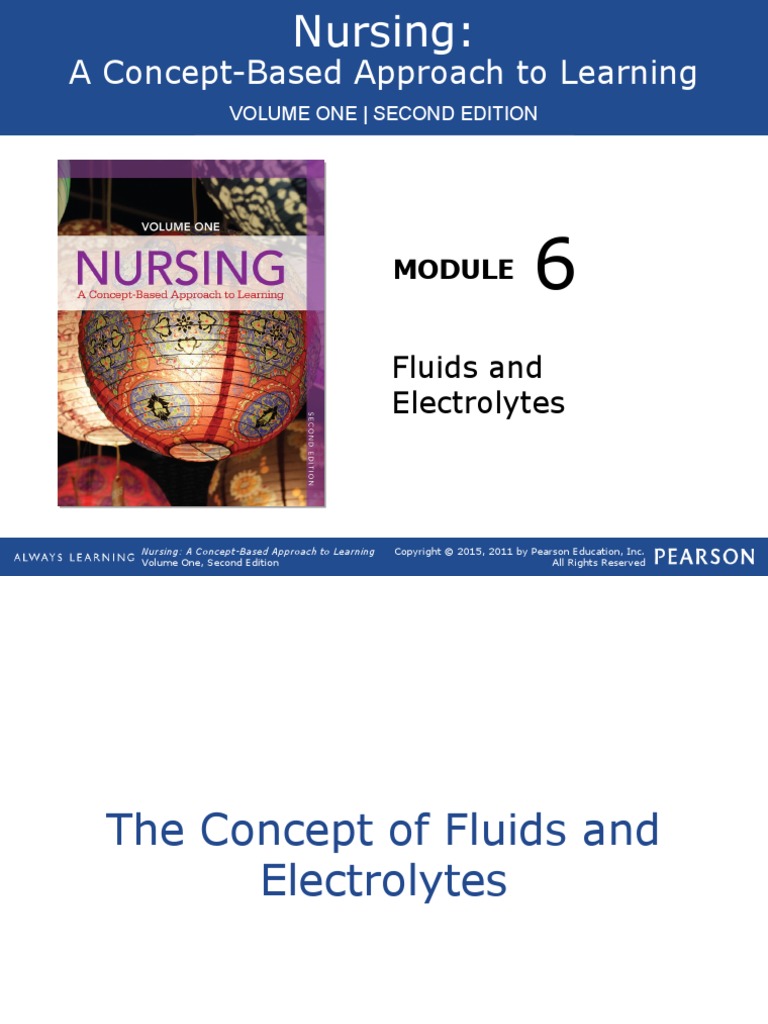 Module 6 Fluids and Electrolytes 1 | PDF | Osmosis | Electrolyte
