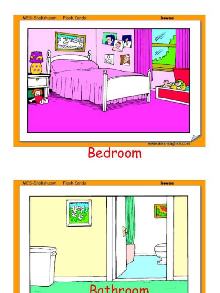 Parts of The House Flashcards | PDF