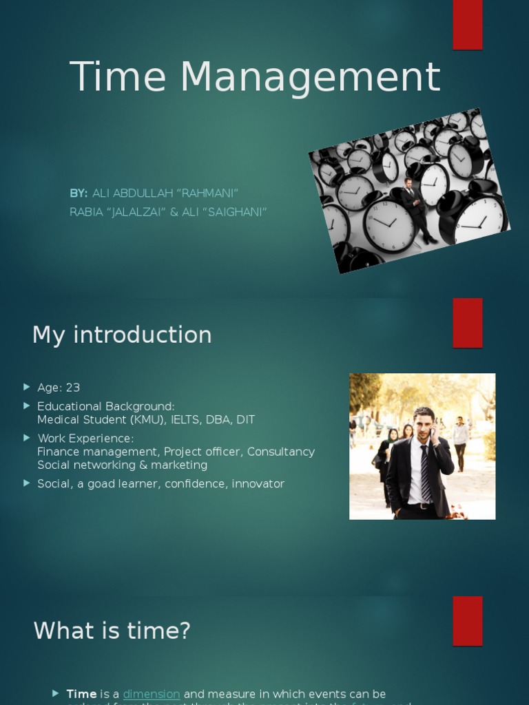 Time Management | PDF | Time Management | Professional Skills