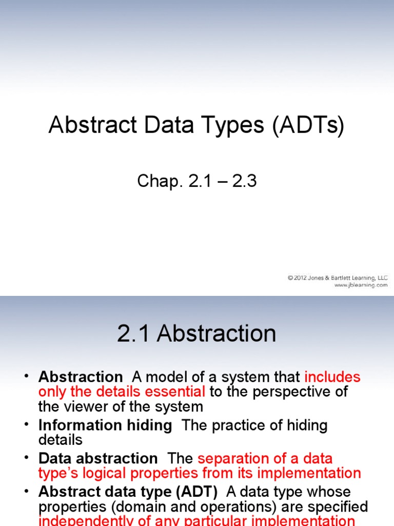 chap2.1-2.3 (1).ppt | Abstraction (Computer Science) | Class (Computer ...
