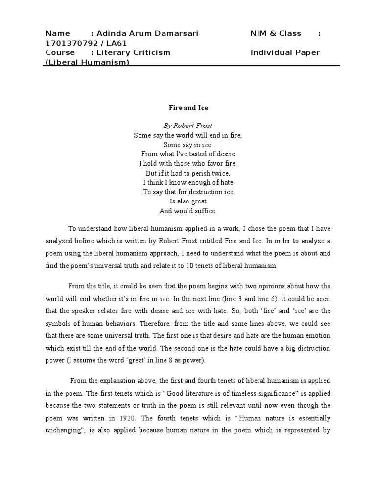 Liberal Humanism | PDF