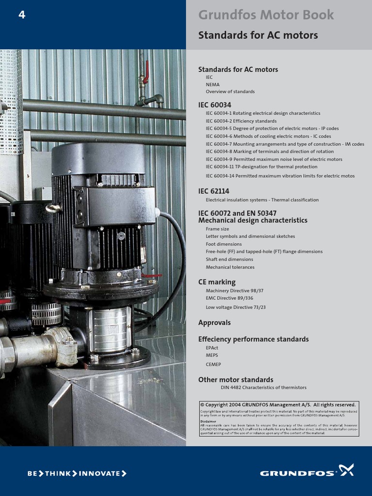 4 Standards For AC Motors PDF | PDF | Electric Motor | Engineering ...