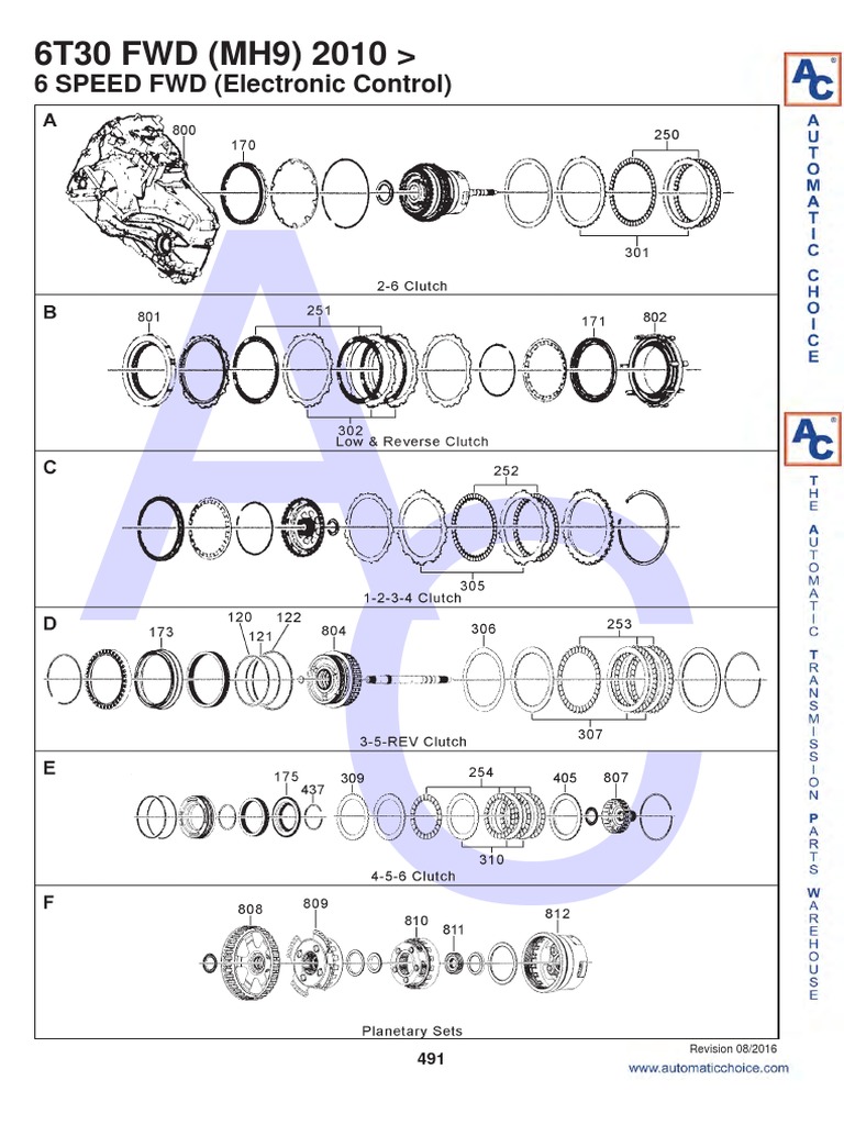 6t30.pdf | Clutch | Transmission (Mechanics)