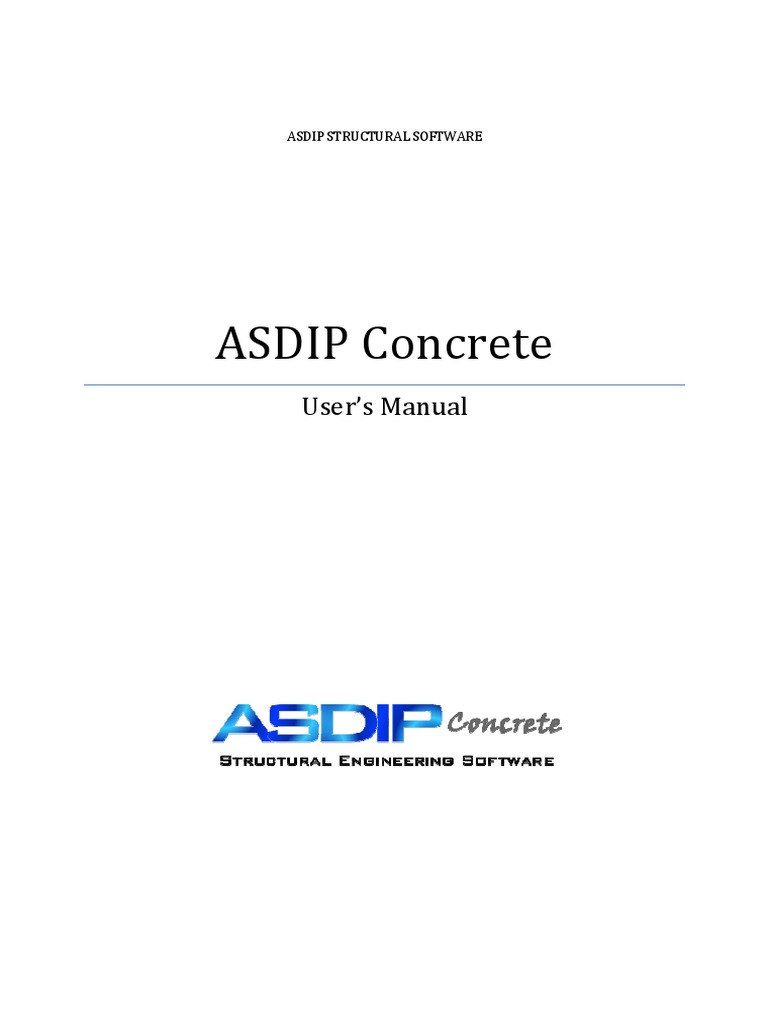 ASDIP Concrete Users Manual | PDF | Beam (Structure) | Column