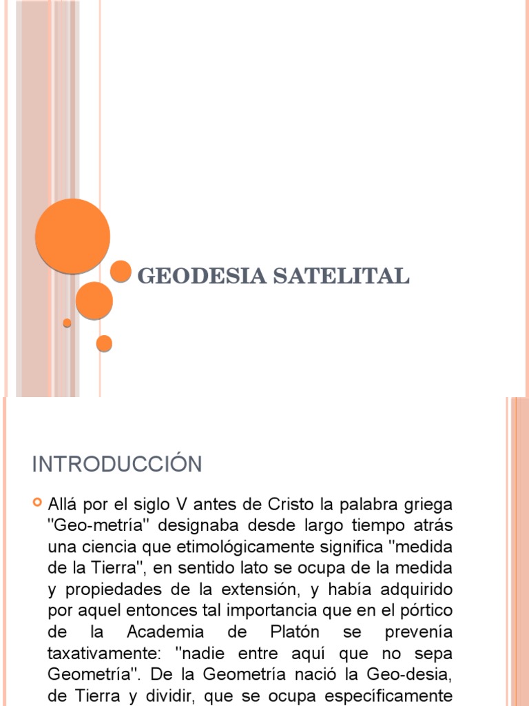 GEODESIA SATELITAL Nuevo | PDF | Geodesia | Mapa