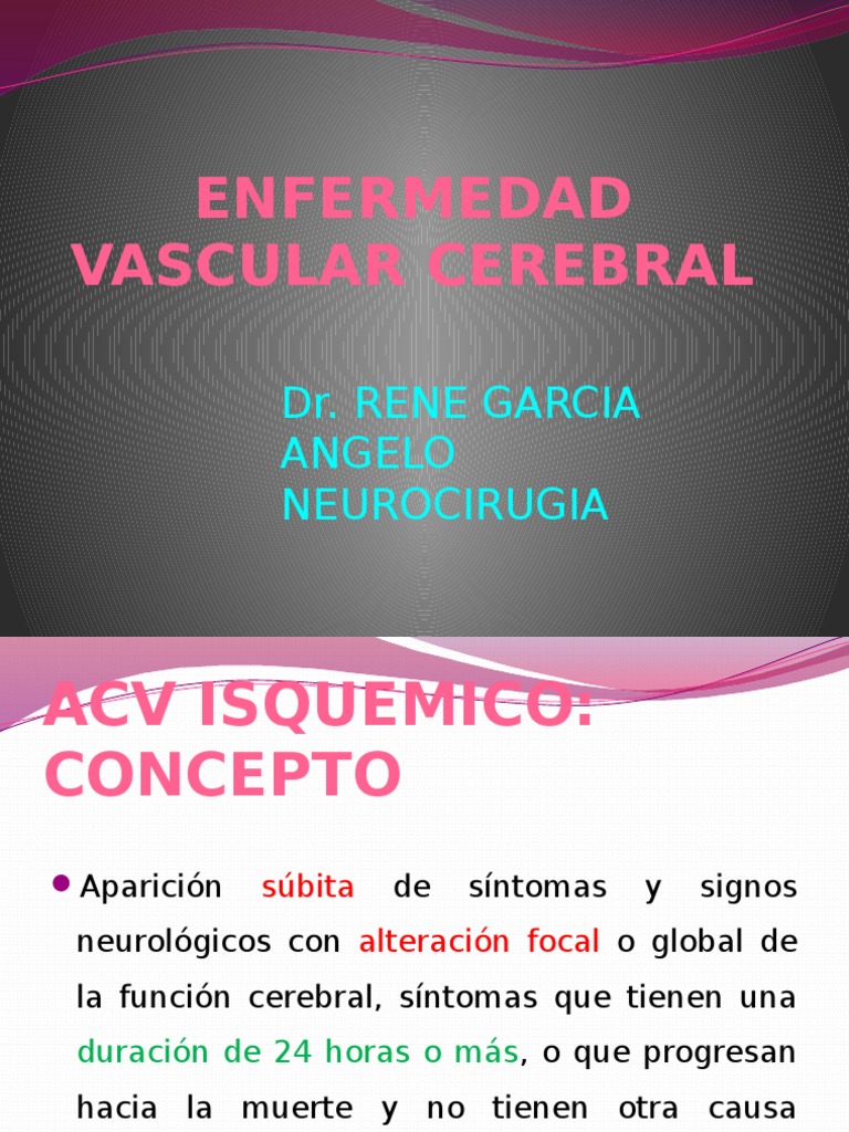2 - Acv Isquemico | PDF | Trombo | Carrera