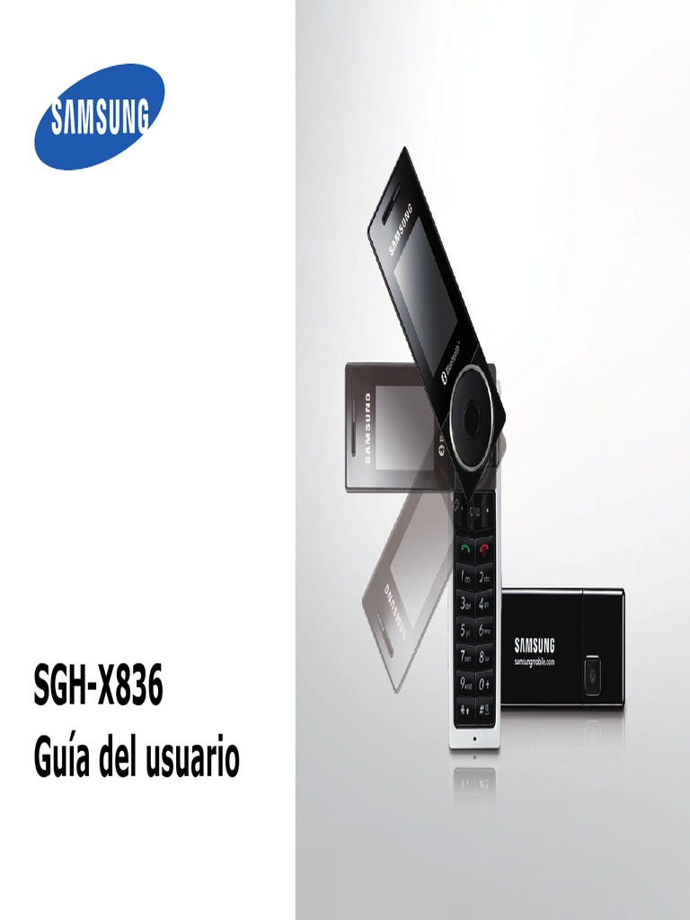 Samsung - Celular SGH - X836 PDF | PDF | Teléfonos móviles | Bluetooth