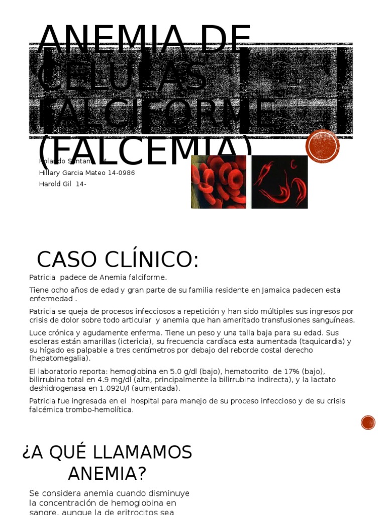 Anemia de Células Falciforme (Falcemia) | PDF | Anemia | Sangre