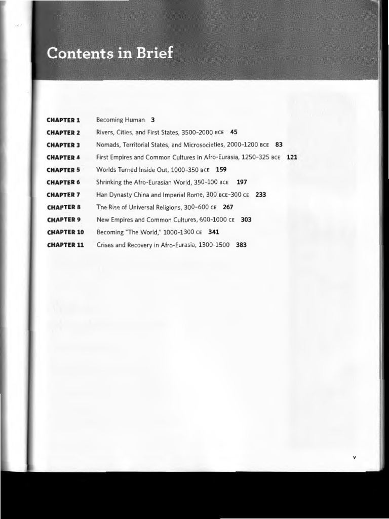World Textbook Table of Contents | PDF | Christendom | Silk Road