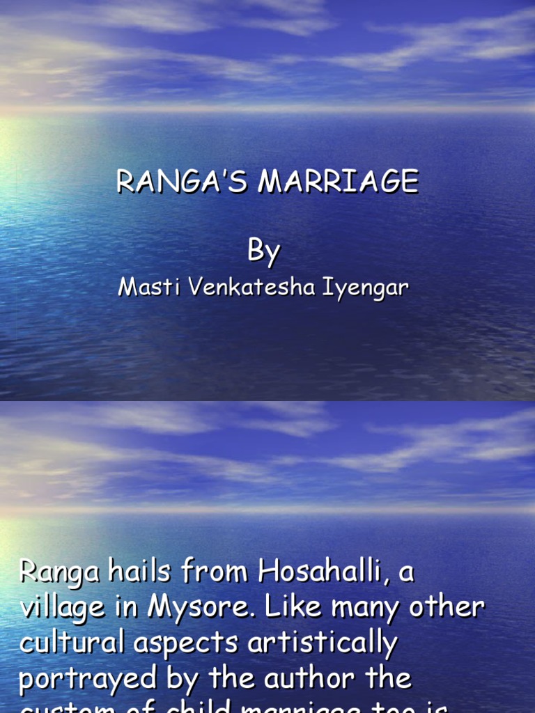 Rangas Marriage Class 11 | PDF | Psychology | Cognitive Science