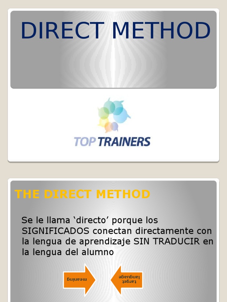 Direct English Method Padres | PDF | Idioma en Inglés | Gramática