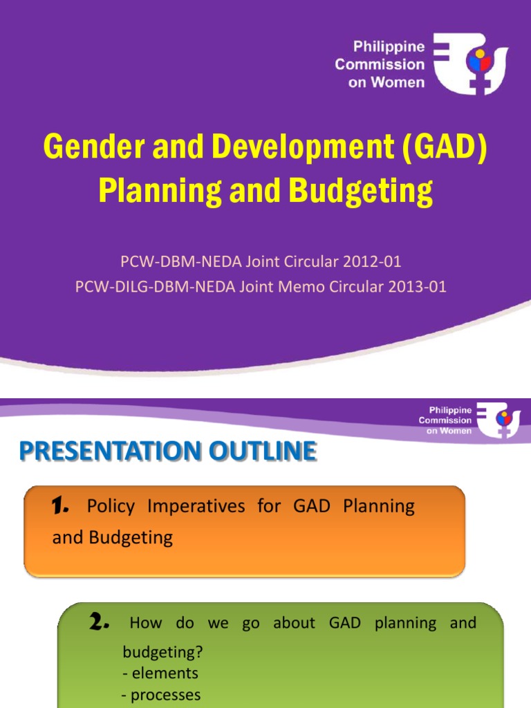 GAD Planning and Budgeting | PDF | Social Protection | Gender And ...