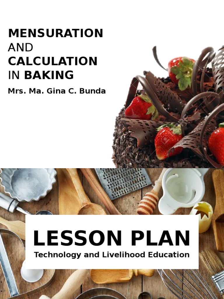 Mensuration Calculation: AND in Baking | PDF