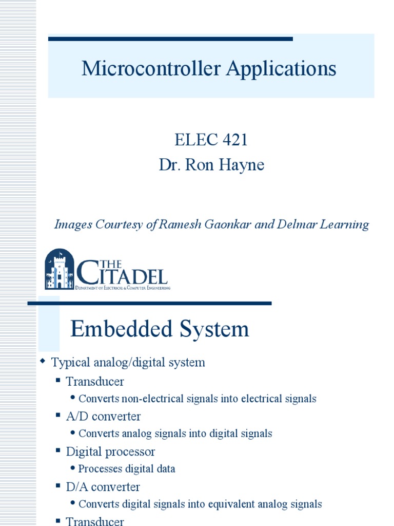 Microcontroller Applications Overview | PDF