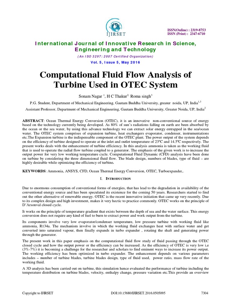 Computational Fluid Flow Analysis | PDF | Turbine | Turbomachinery