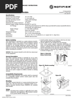 Notifier FCM 1 Supervised Control Module | PDF | Relay | Switch
