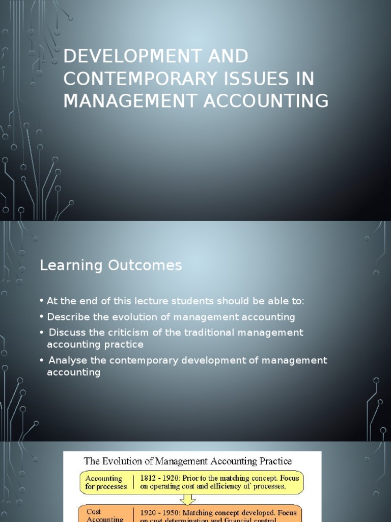 Contemporary Issues in Management Accounting | PDF | Management ...