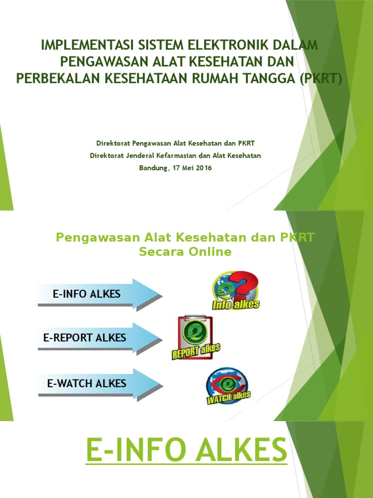 E-Info Alkes Baru 2015 | PDF