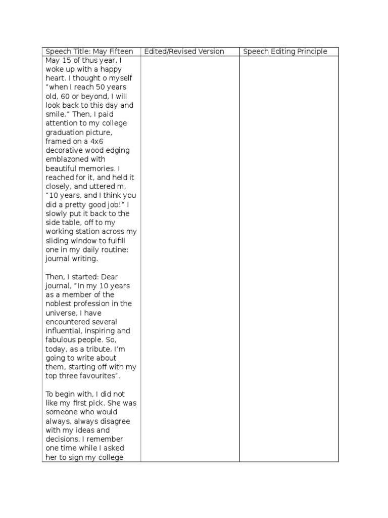 Speech Editing | PDF