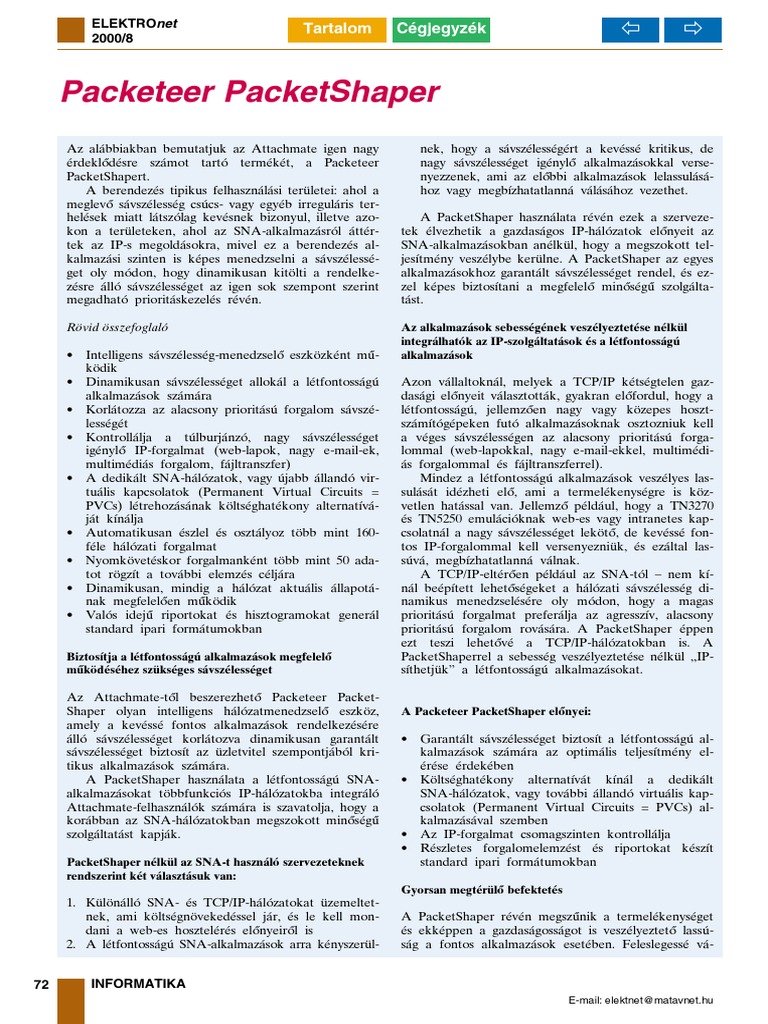 Packeteer PacketShaper PDF | PDF