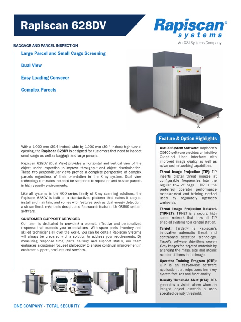 Rapiscan_628DV | X Ray | Cargo