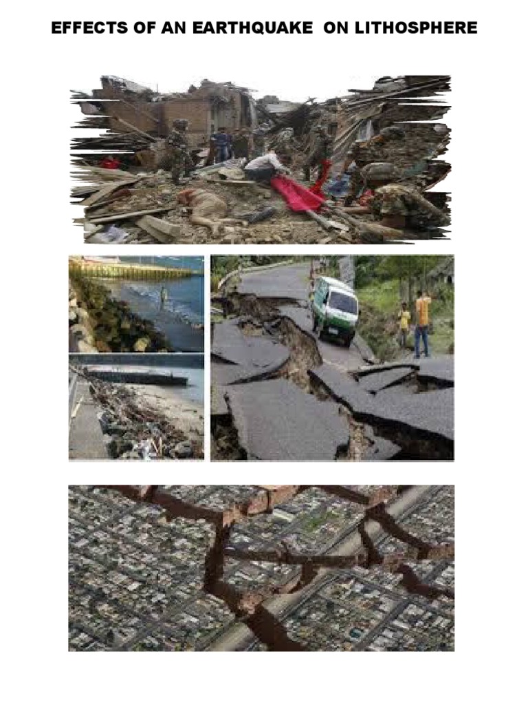 Effects of An Earthquake On Lithosphere | PDF | Earthquakes | Structure ...