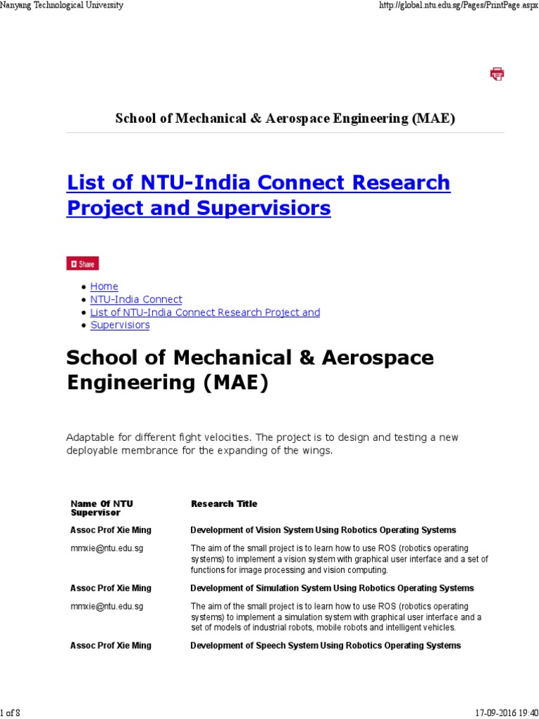 List of NTU Supervisors PDF | PDF | Shape Memory Alloy | Microscope