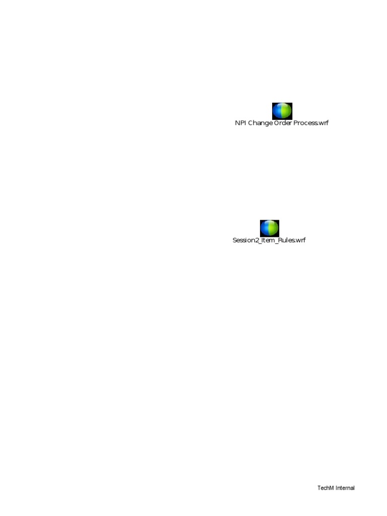 NPI Change Order Process - WRF | PDF