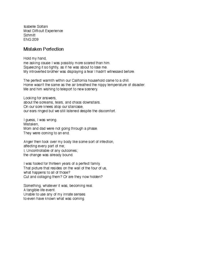 Hardship Poem | PDF