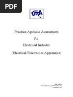 Electrician Practice Test | PDF | Electrician | Electric Current