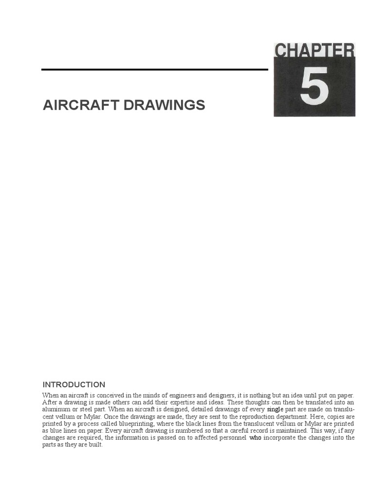 Aircraft Drawings | PDF | Perspective (Graphical) | Space