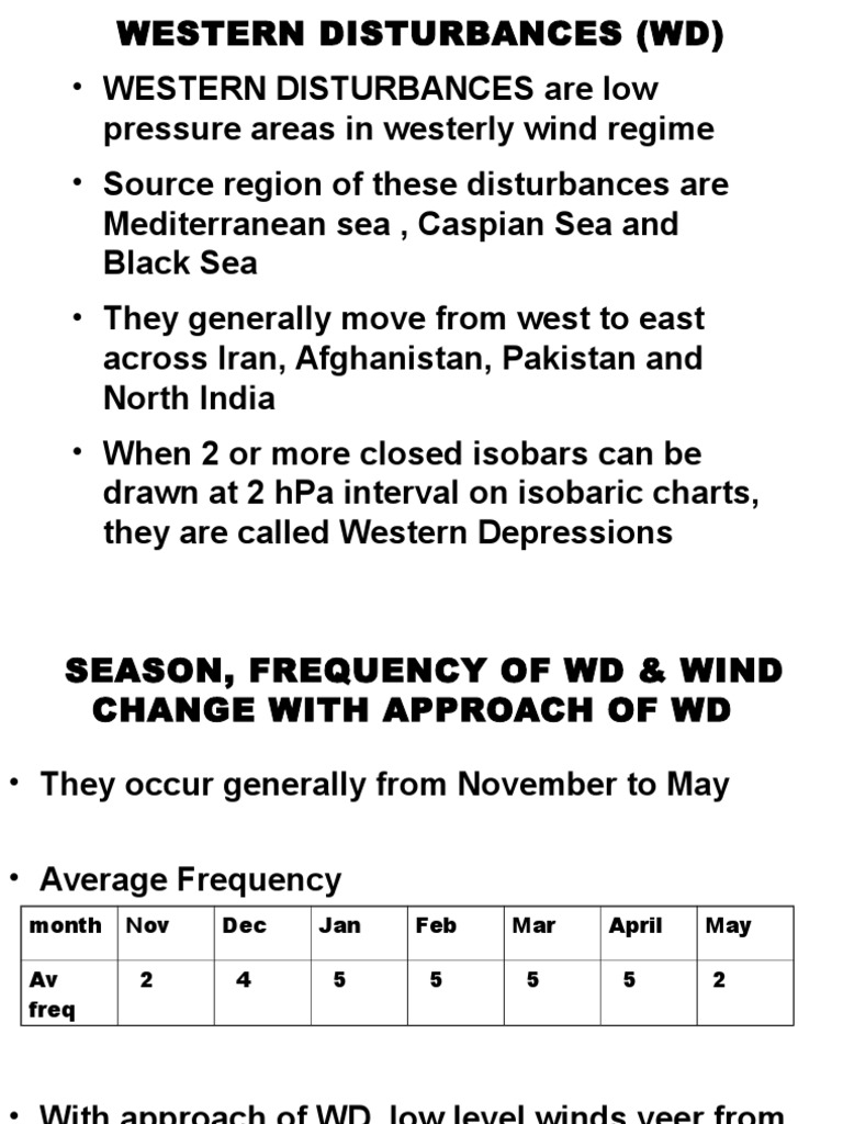 An In-Depth Examination of Western Disturbances: Their Structure ...