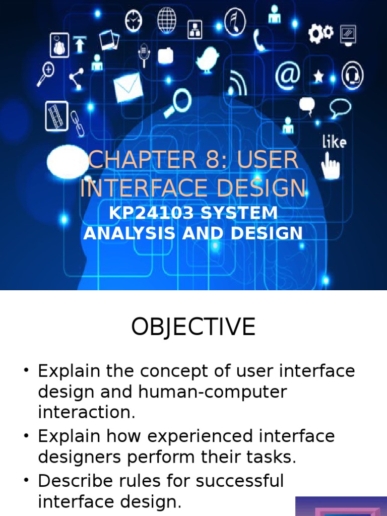 Chapter 8 (Updated) User Interface Design | PDF | User Interface Design ...