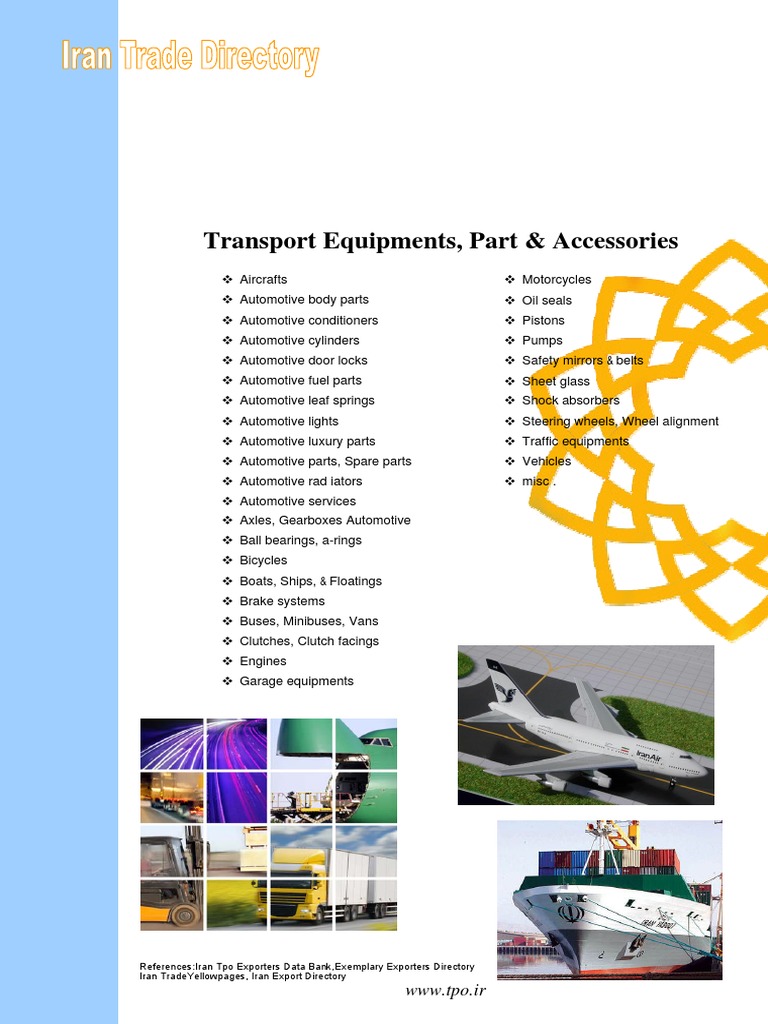 Transport Equipments, Part & Accessories: WWW - Tpo.ir | PDF ...