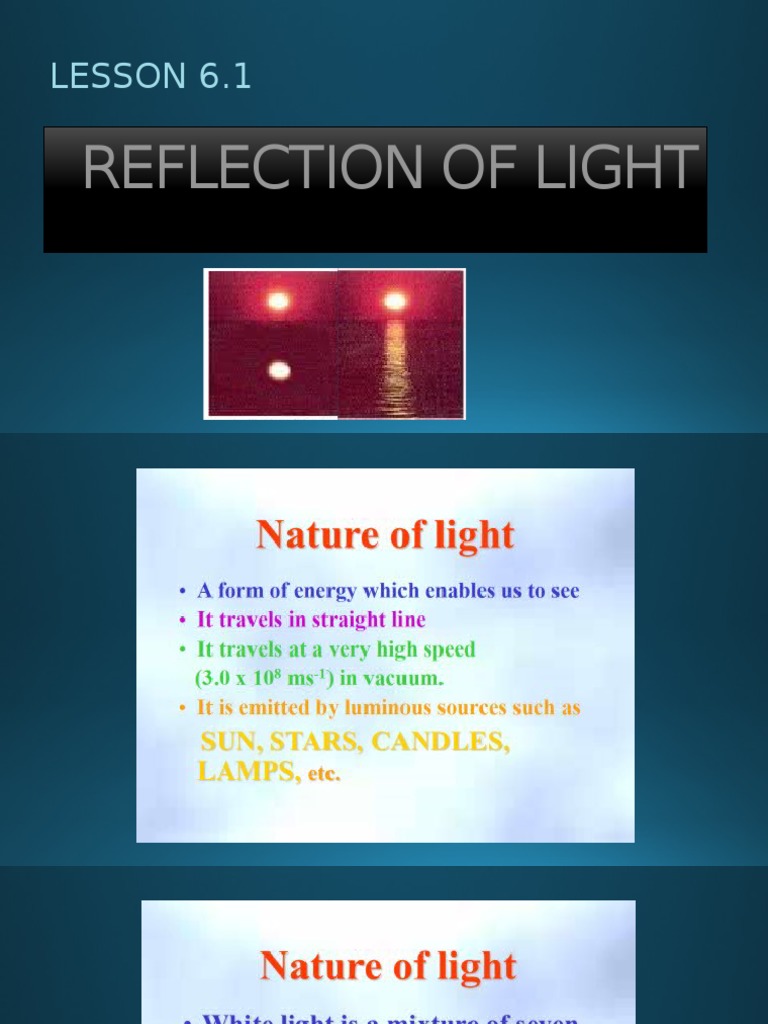Reflection of Light | PDF
