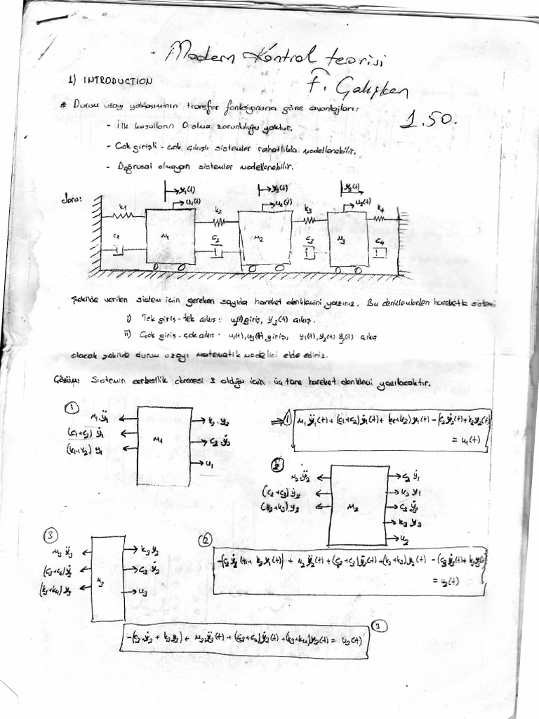 Modern Control Theory | PDF | Business | Nature