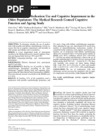 Anticholinergic Cognition Scale Guide | PDF | Dementia | Caregiver