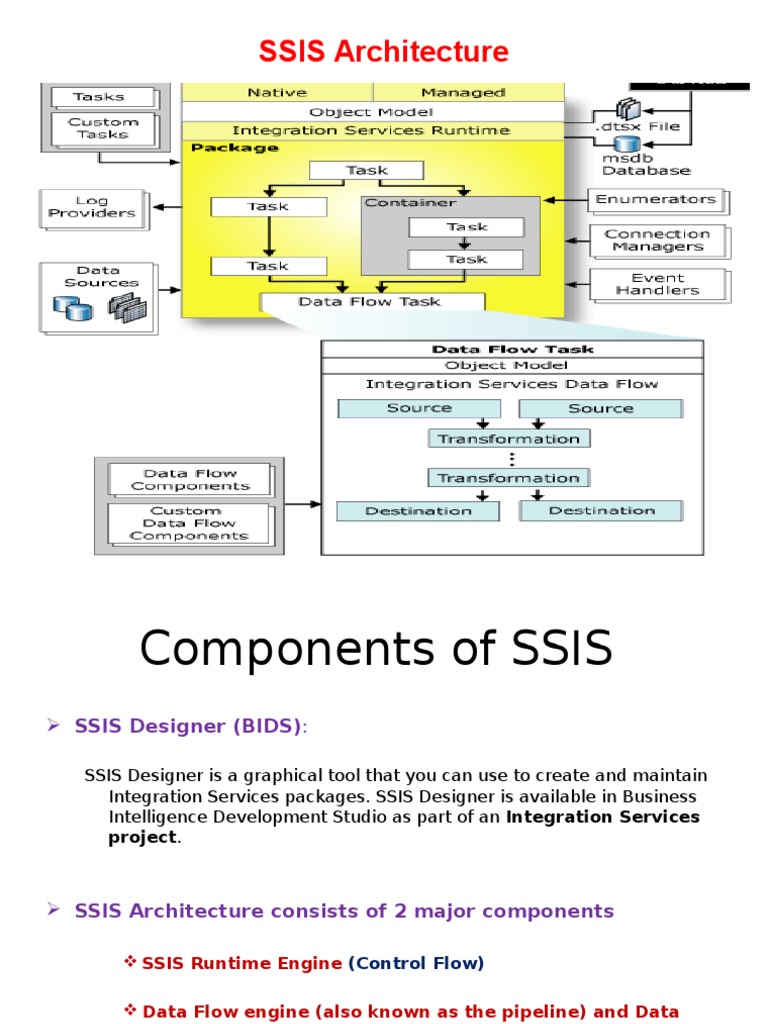 SSIS Architecture | PDF