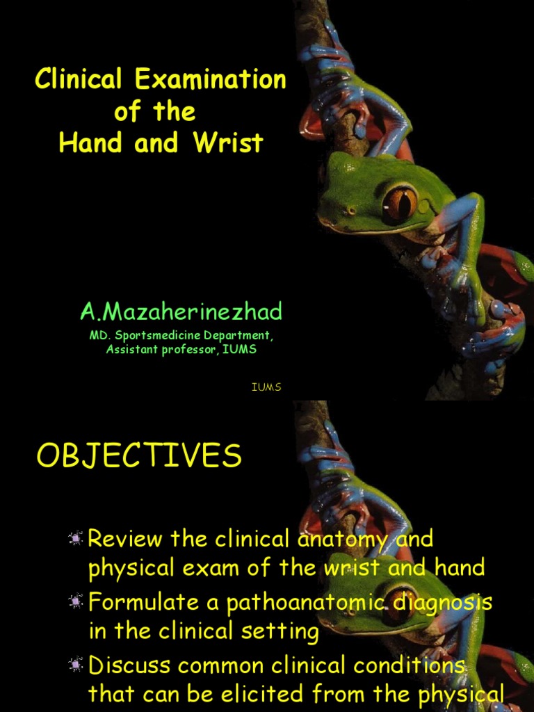 Hand Examination | Anatomical Terms Of Motion | Hand