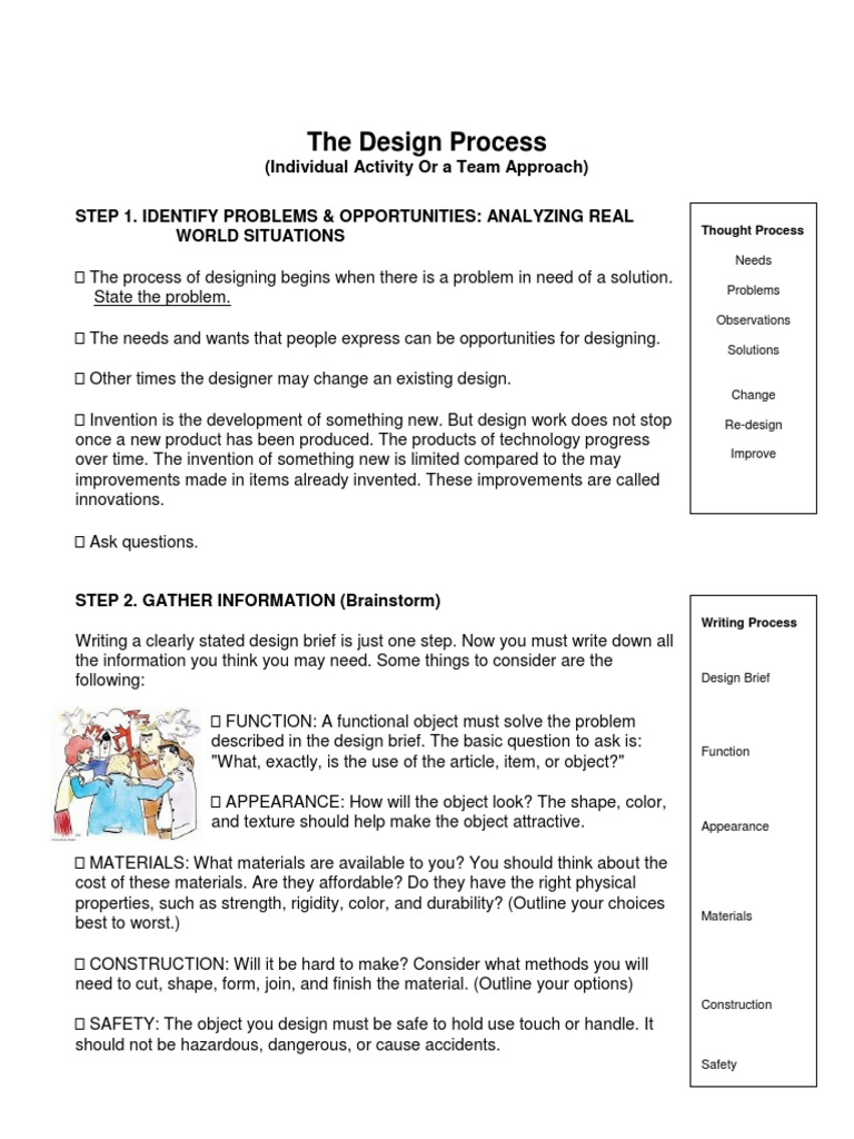 The Engineering Design Process | PDF | Prototype | Engineering Design ...