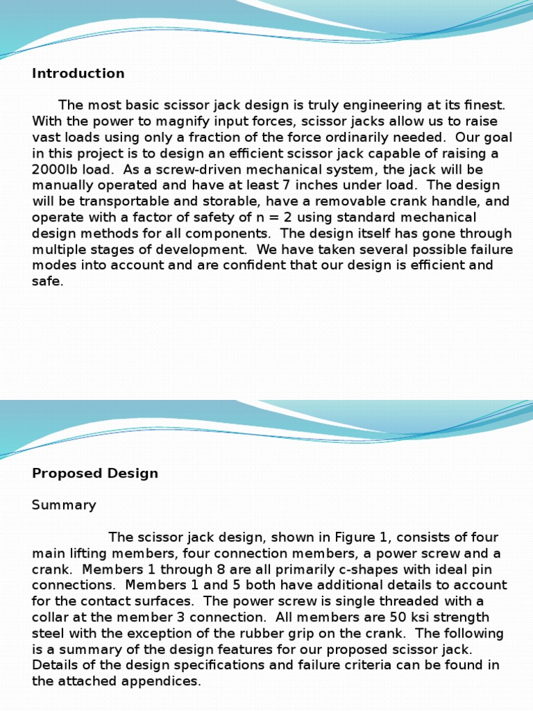 Toggle Jack | PDF | Screw | Machines