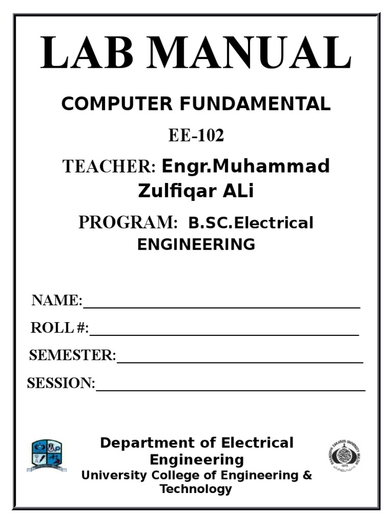 Lab Manual Itc | PDF | Spreadsheet | Microsoft Word