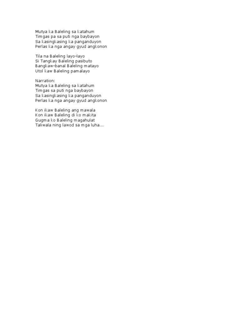 Baleleng | PDF